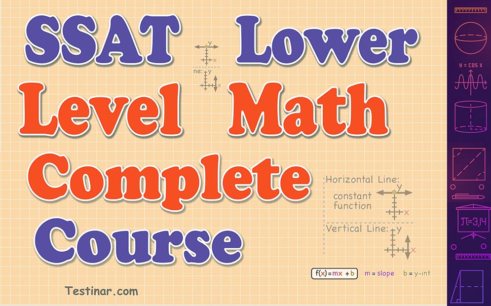 SSAT Lower Level Math Complete Course